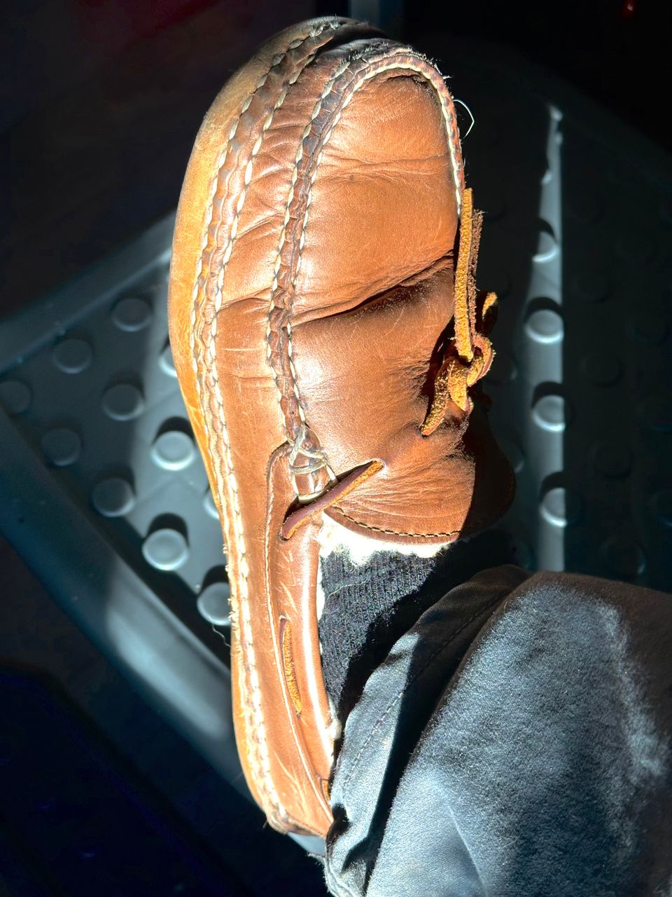 Oak Street Bootmakers Shearling Woodland Moc in Horween Natural ...