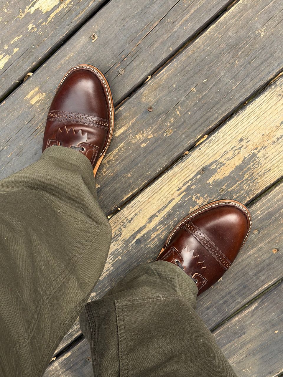 White's MP-Sherman Toe Cap in Horween Brown Chromexcel Horsehide ...