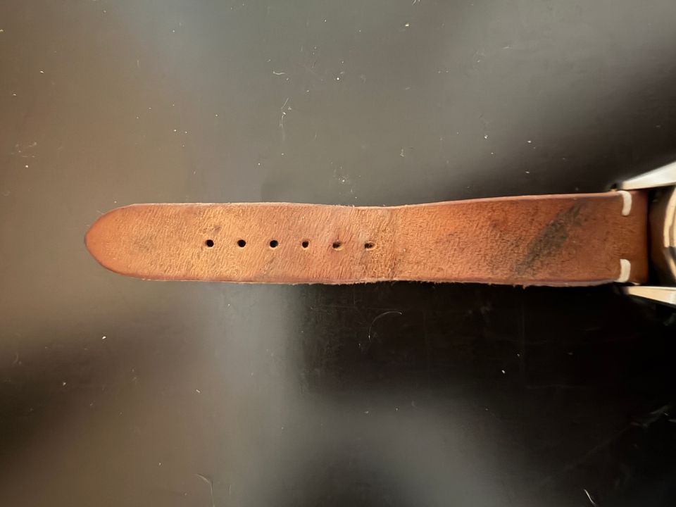 The House Of Straps Horween Reverse Color 8 Shell Cordovan, Unlined + Side Stitched in Horween ...