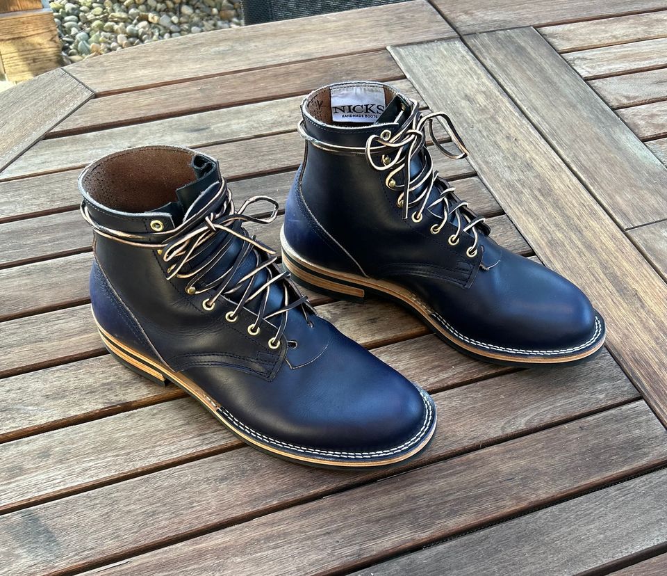 Nicks Free Range in Wickett & Craig Cobalt Double Stuffed | Photo by ...