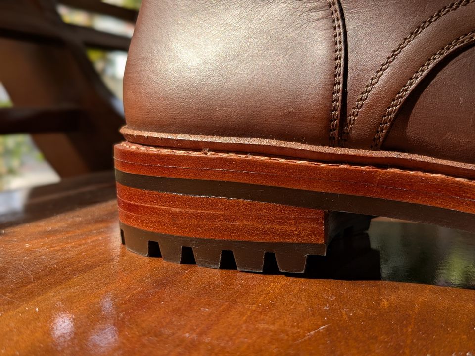 BLKBRD Dixon Cap Toe Derby Boot in Brown Pull Up | Photo by Adwait ...