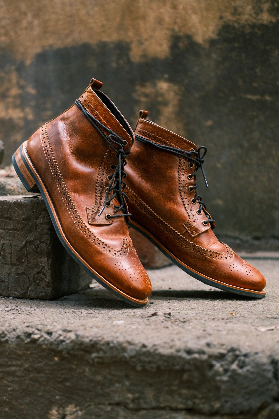 Craft & Glory Craft & Glory / Long Wing Brogue- British Tan in Full ...