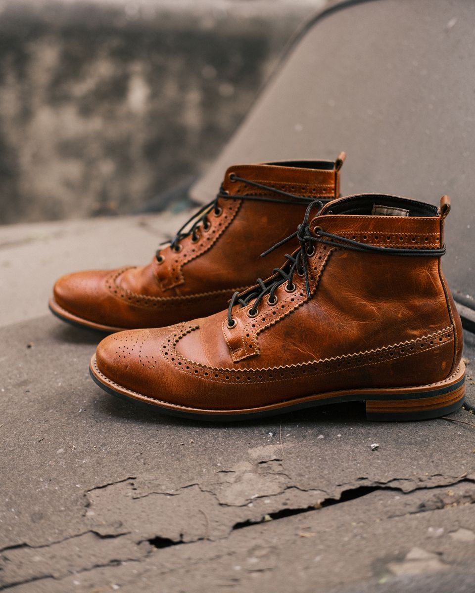 Craft & Glory Craft & Glory / Long Wing Brogue- British Tan in Full ...