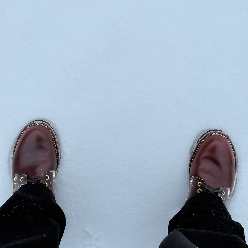 New River Boot Boondocker in Horween Tan Chromexcel Strips | Photo by ...