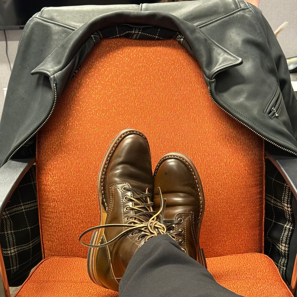 White's MP-Sherman Plain Toe in Horween Brown Shell Cordovan | Photo by ...