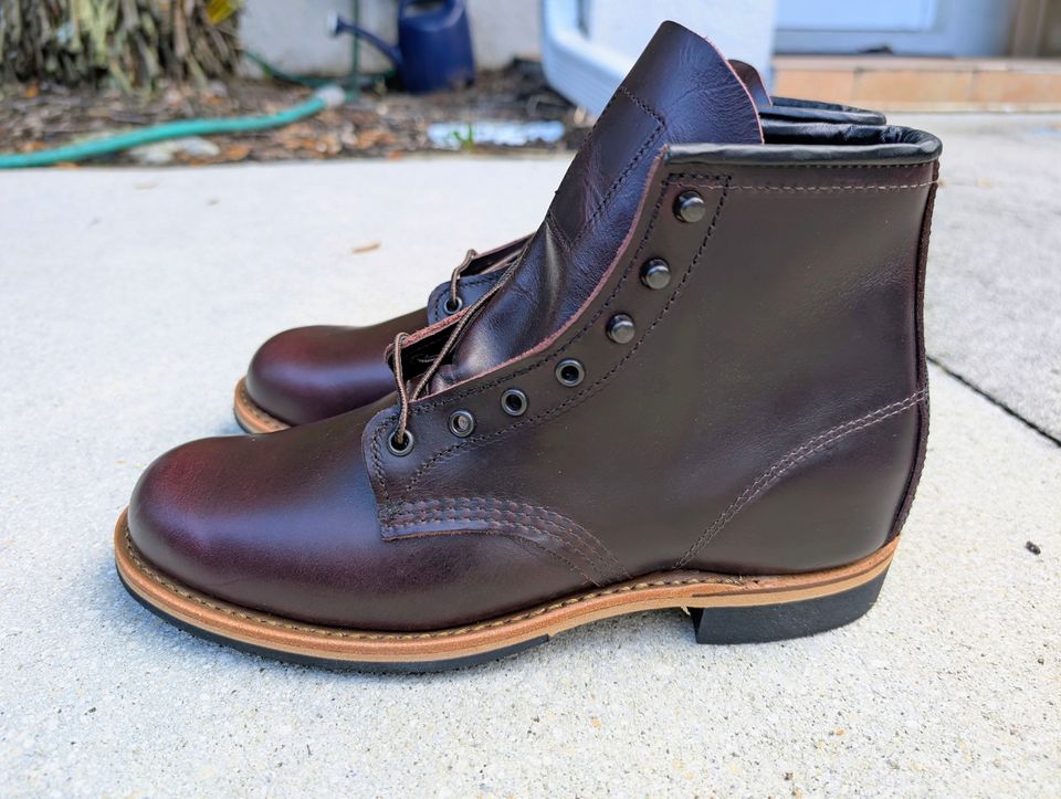 Red Wing Beckman in S.B. Foot Black Cherry Excalibur | Photo by ...