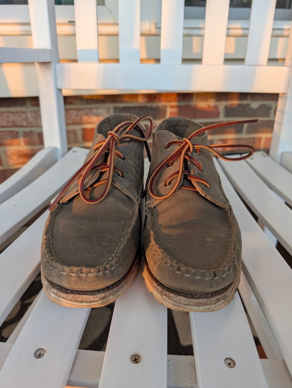 Rancourt & Co. Acadia Chukka Redux in C.F. Stead Driftwood Waxy ...