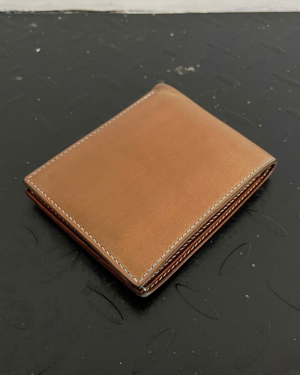 GitsiRosdiani Bifold Wallet in Shinki Natural Shell Cordovan & Conceria ...