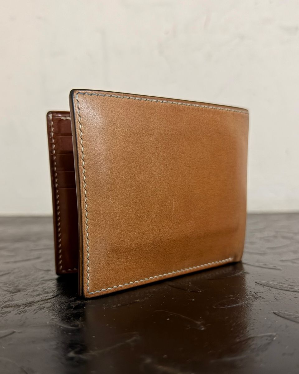 GitsiRosdiani Bifold Wallet in Shinki Natural Shell Cordovan & Conceria ...