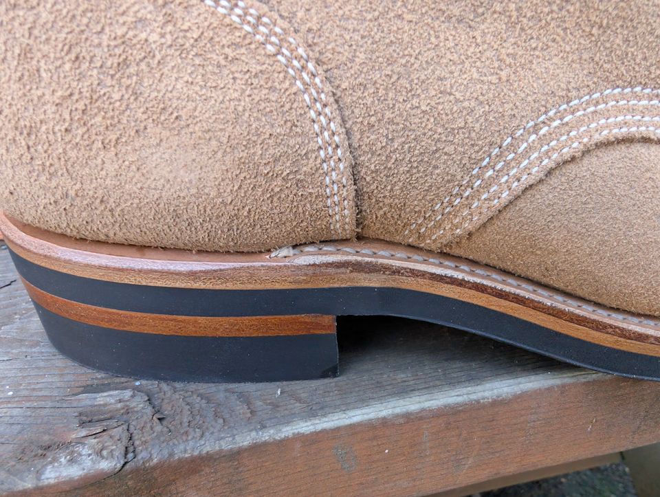 Viberg Boondocker in Horween Marine Field Roughout & Horween Natural ...