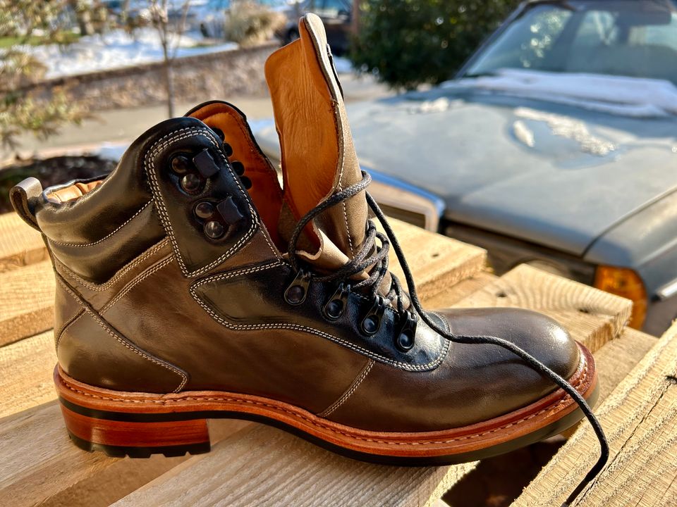 BLKBRD Bulwark Trek Boot in Guidi Aubergine Horse Rump | Photo by Vic ...