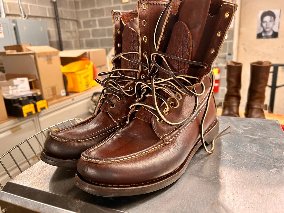 Russell Moccasin Bird Shooter in Brown Oil Tan | Photo by Vic | January ...