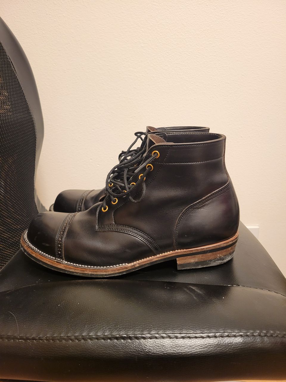 Iron Boots Pitman in Seidel Black Double Shot | Photo by ...