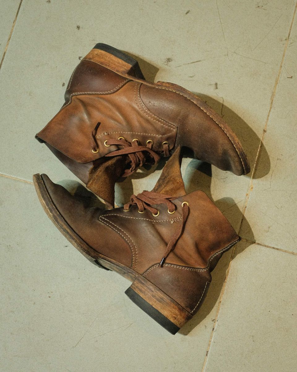 Akito WWII Type 5 M90 IJA Boot in Comipel Crust Shell Cordovan | Photo ...