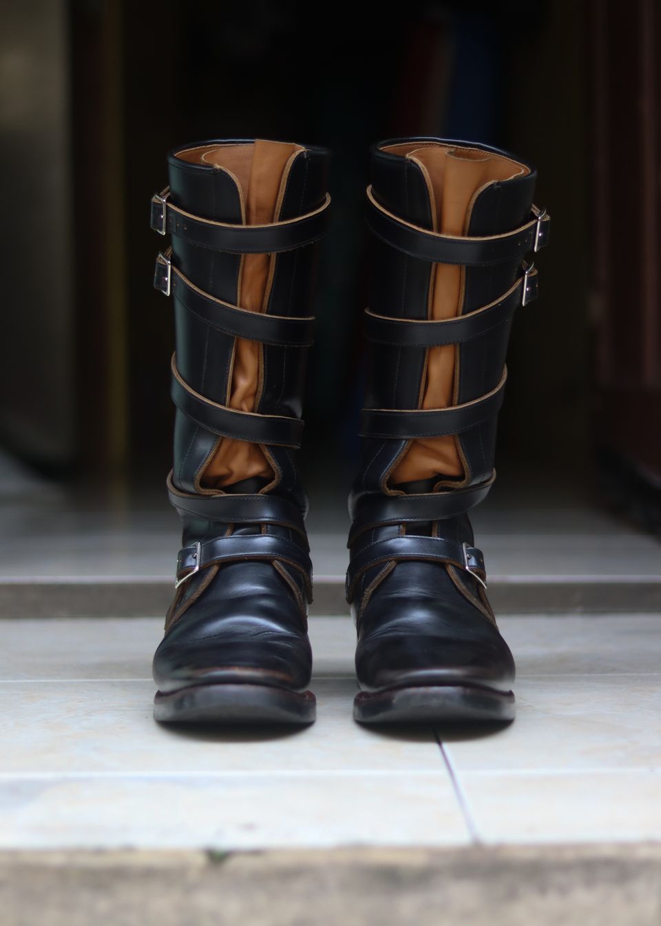 Briselblack The Hanker Tanker Boots in S.B. Foot Black Dawson | Photo ...