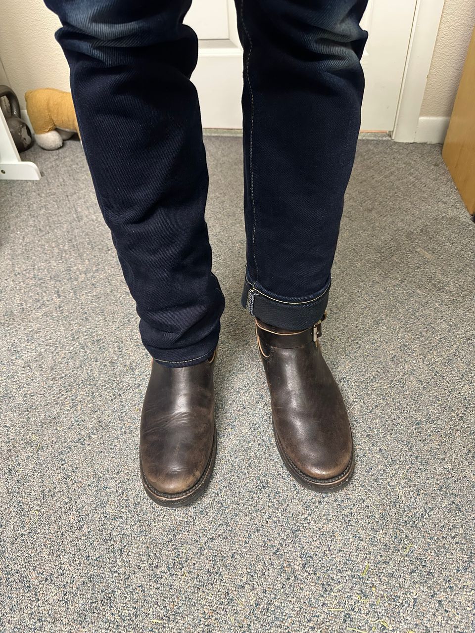 Addict Boots AB-01 Engineer Boots in Maryam Black Teacore Horsebutt ...