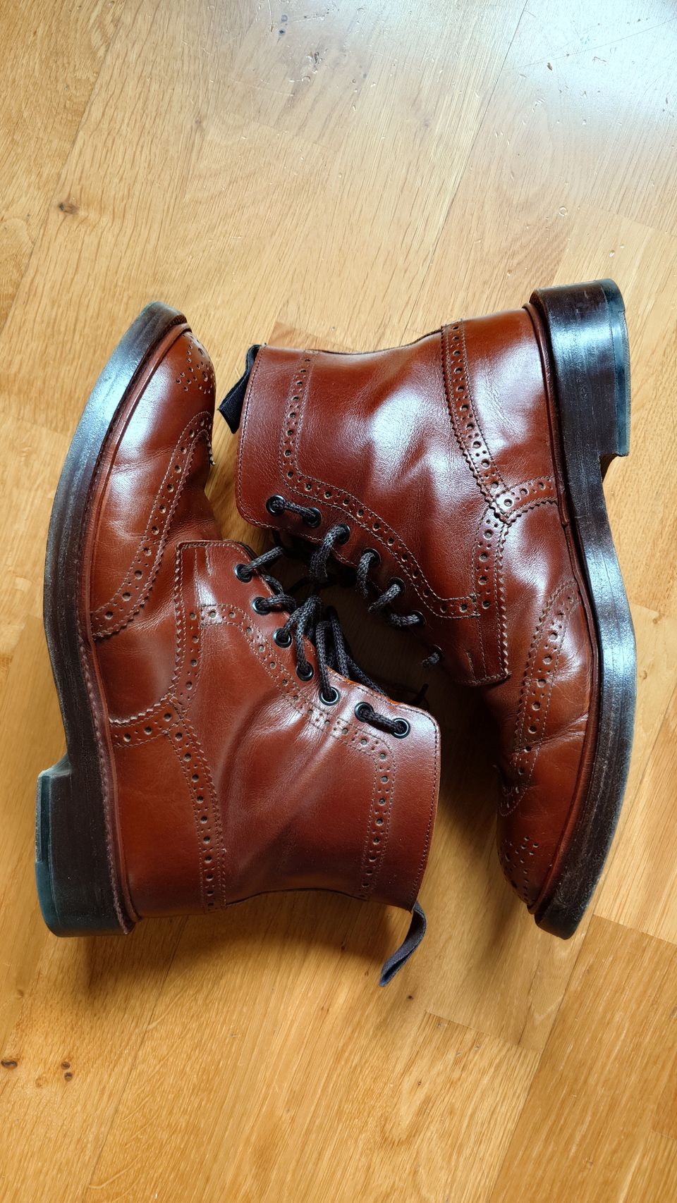 Tricker's Stow Country Boot in Marron Antique | Photo by sowakichi ...