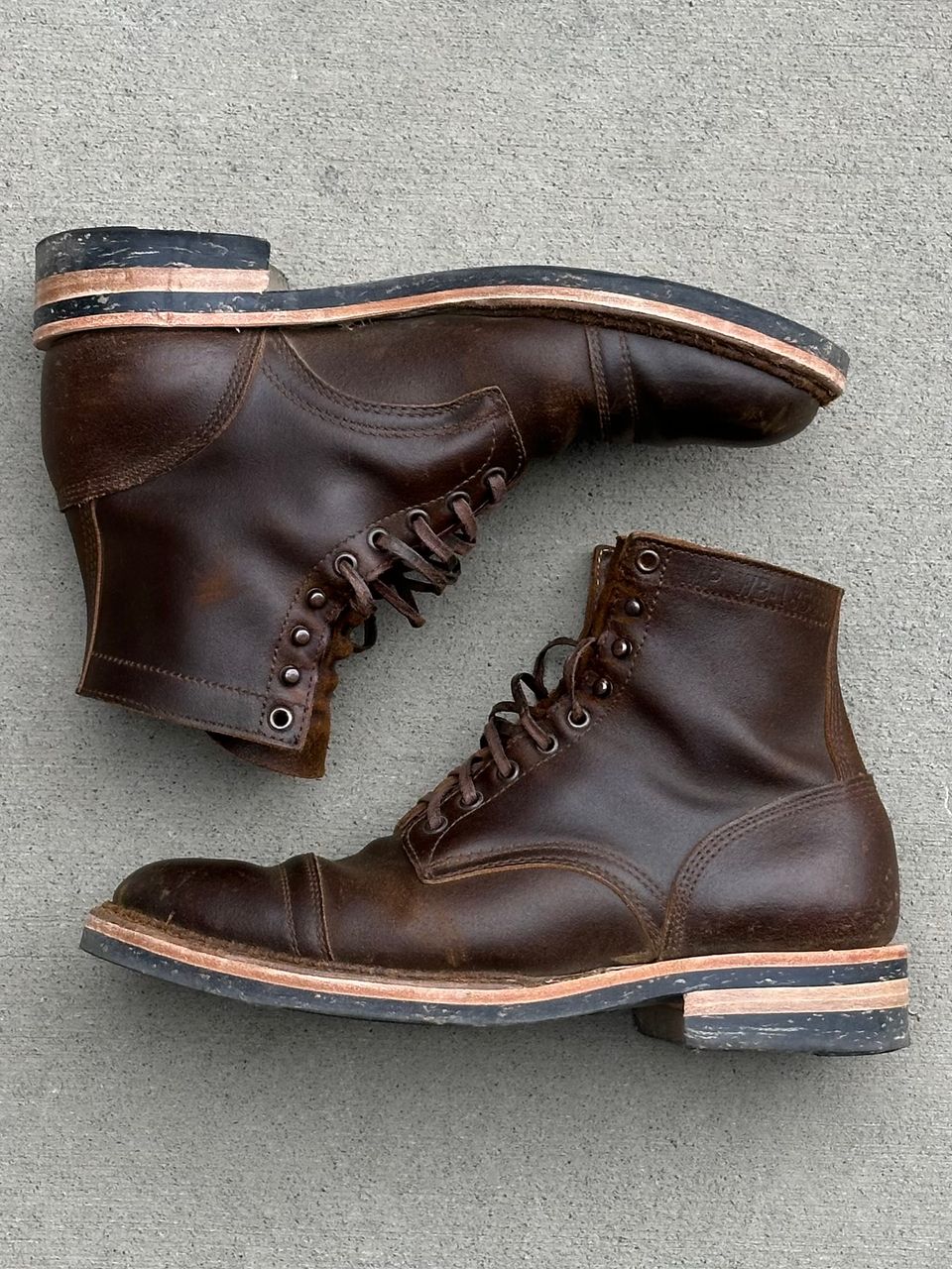 White's MP-Sherman Toe Cap in Horween Cinnamon Waxed Flesh | Photo by ...