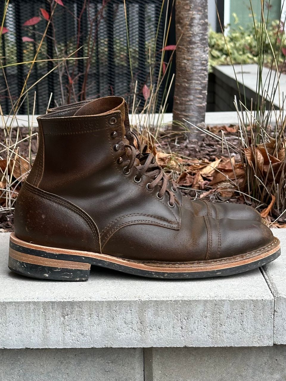 White's MP-Sherman Toe Cap in Horween Cinnamon Waxed Flesh | Photo by ...