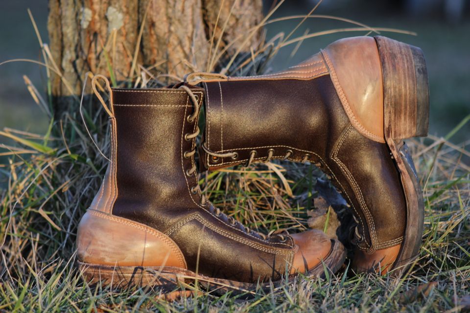 Frank's Monkey Boot in Horween Cinnamon Waxed Flesh & Wickett & Craig ...