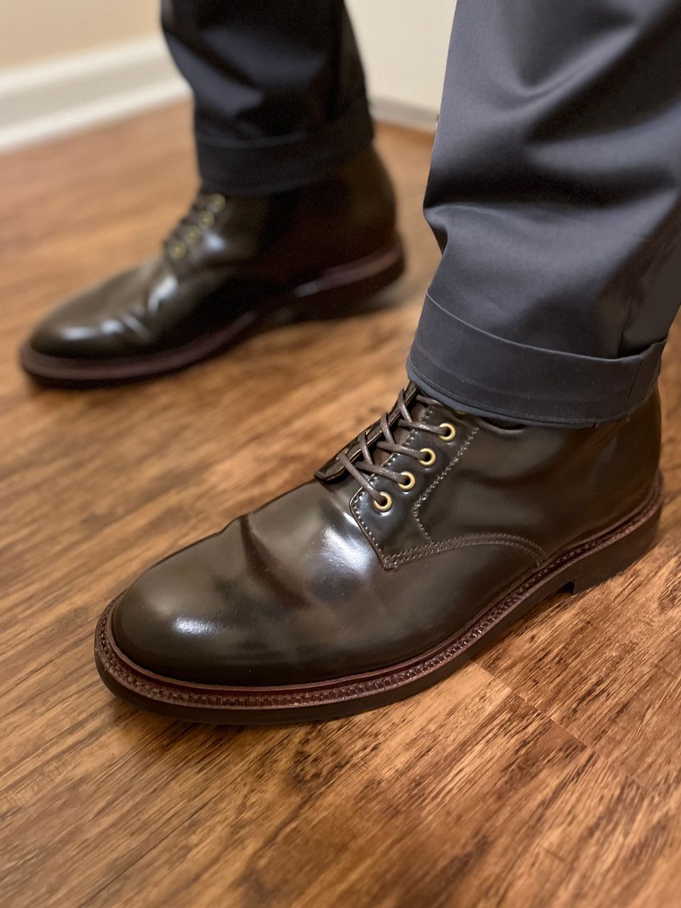 Grant Stone Edward Boot in Horween Maduro Shell Cordovan | Photo by ...