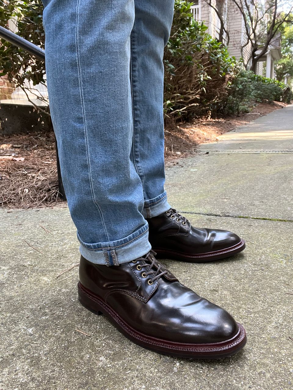 Grant Stone Edward Boot in Horween Maduro Shell Cordovan | Photo by ...