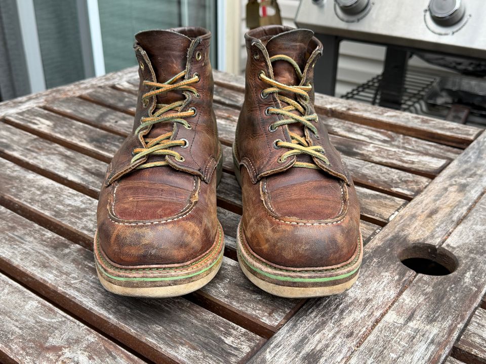 Red Wing 6-Inch Classic Moc in S.B. Foot Copper Rough and Tough | Photo ...