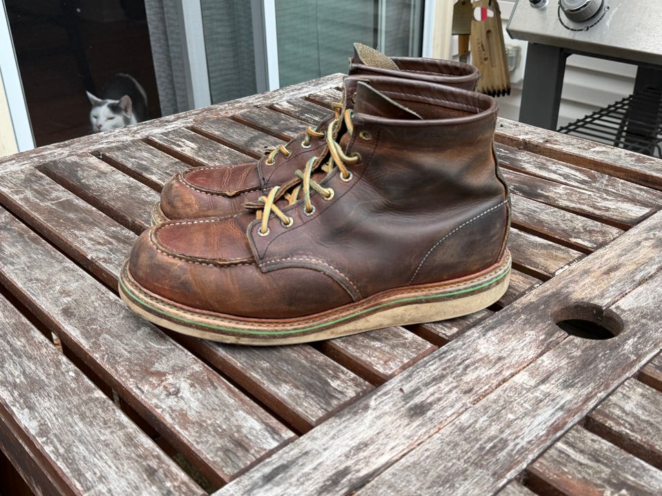 Red Wing 6-Inch Classic Moc in S.B. Foot Copper Rough and Tough | Photo ...