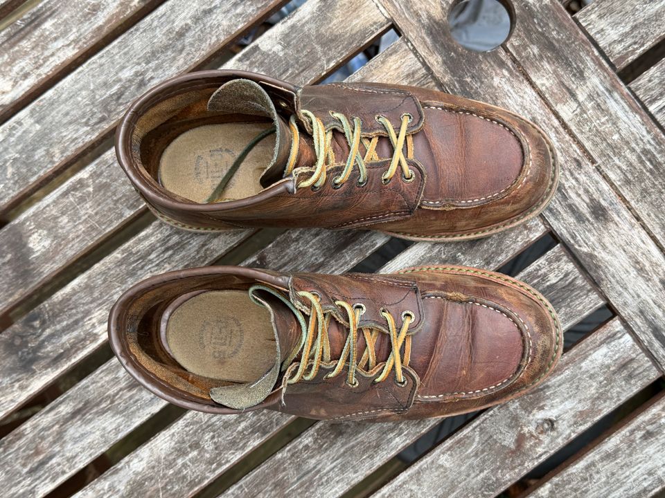 Red Wing 6-Inch Classic Moc in S.B. Foot Copper Rough and Tough | Photo ...