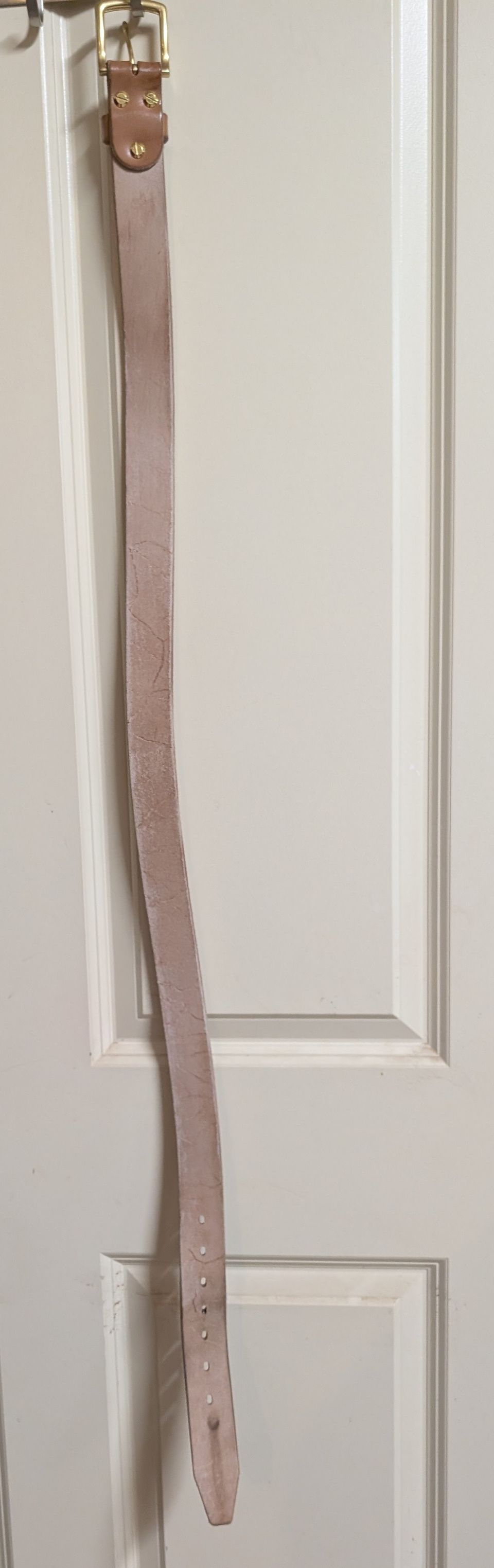 Carmine Jack Leather 2025 Thunderdome Natural Shipyard Belt in J&FJ ...