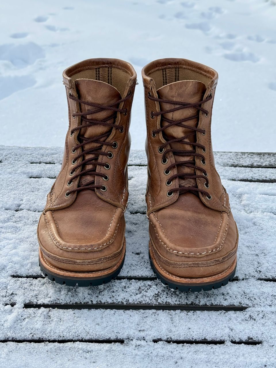 Russell Moccasin Joe's PH in Horween Marine Field Shoe | Photo by ...