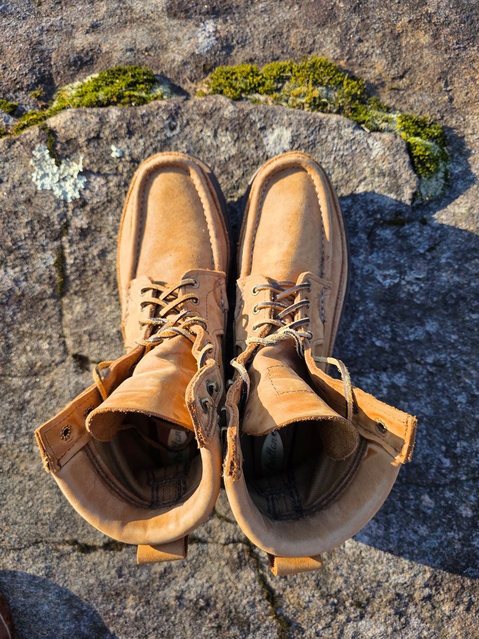 Russell Moccasin Joe's PH Premier Build in S.B. Foot Peco Chamois ...