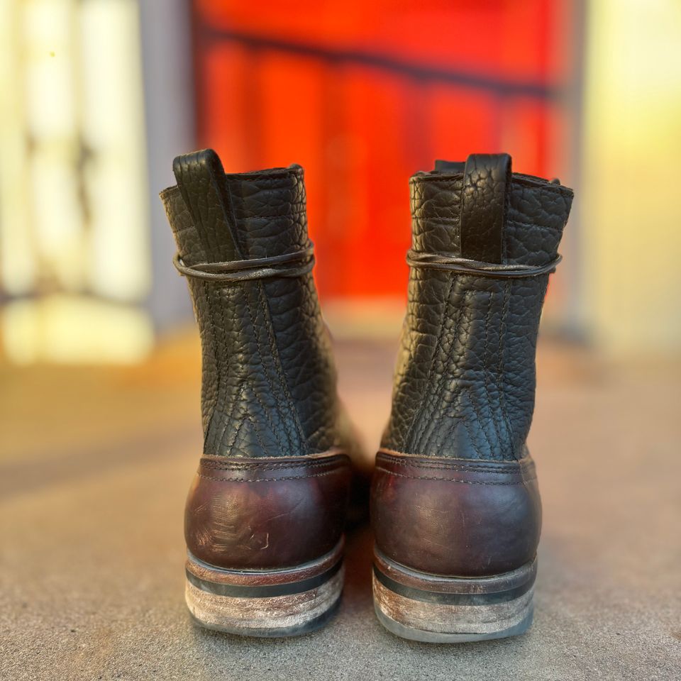 Nicks MTO in Law Tanning Black Smooth Shruken Bison & Wicket & Craig ...