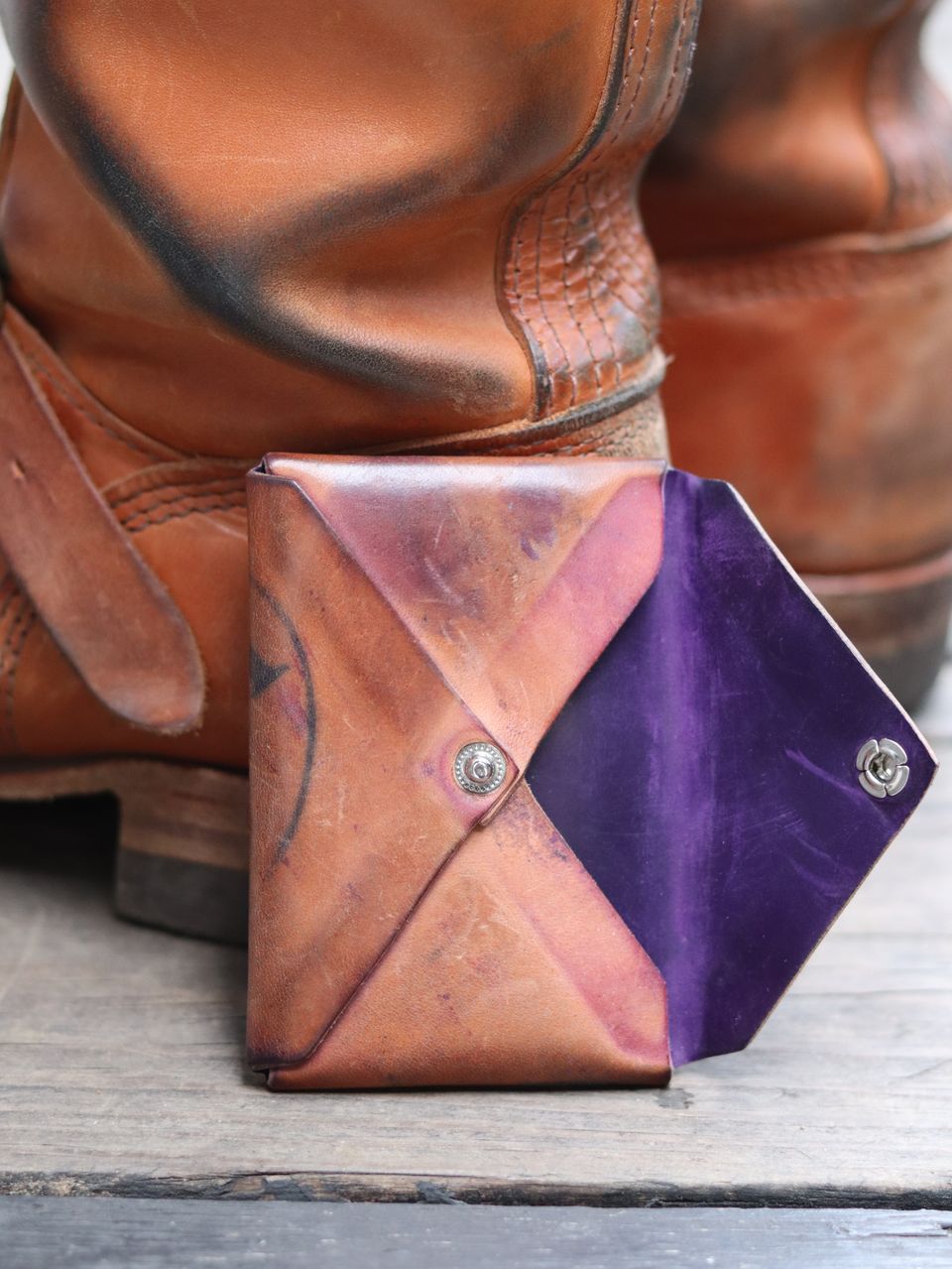 Guarded Goods Aegis in Horween Violet Reverse Shell Cordovan | Photo by ...